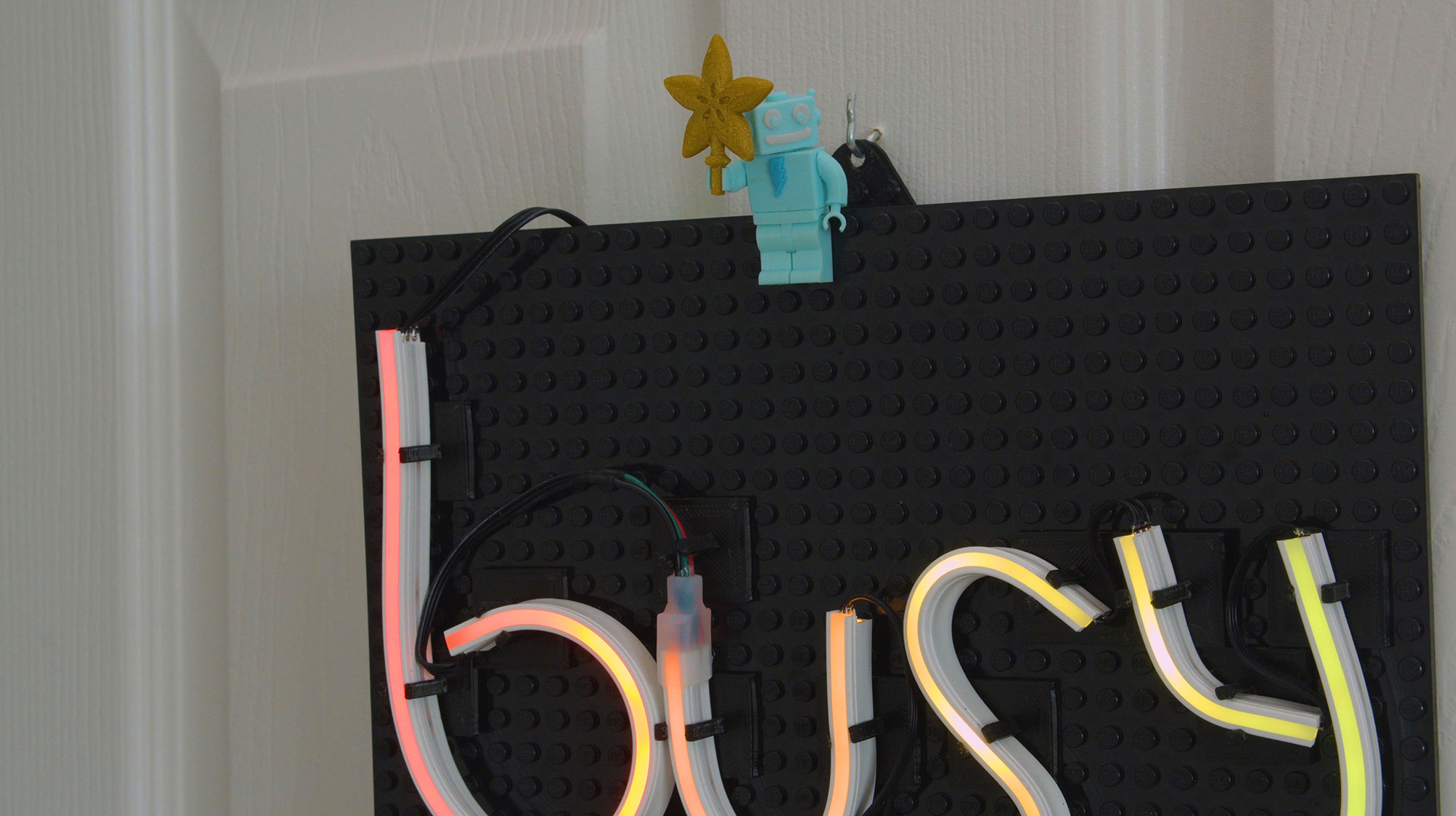 LEGO Neon Sign with NeoPixels by Adafruit | Download free STL model ...