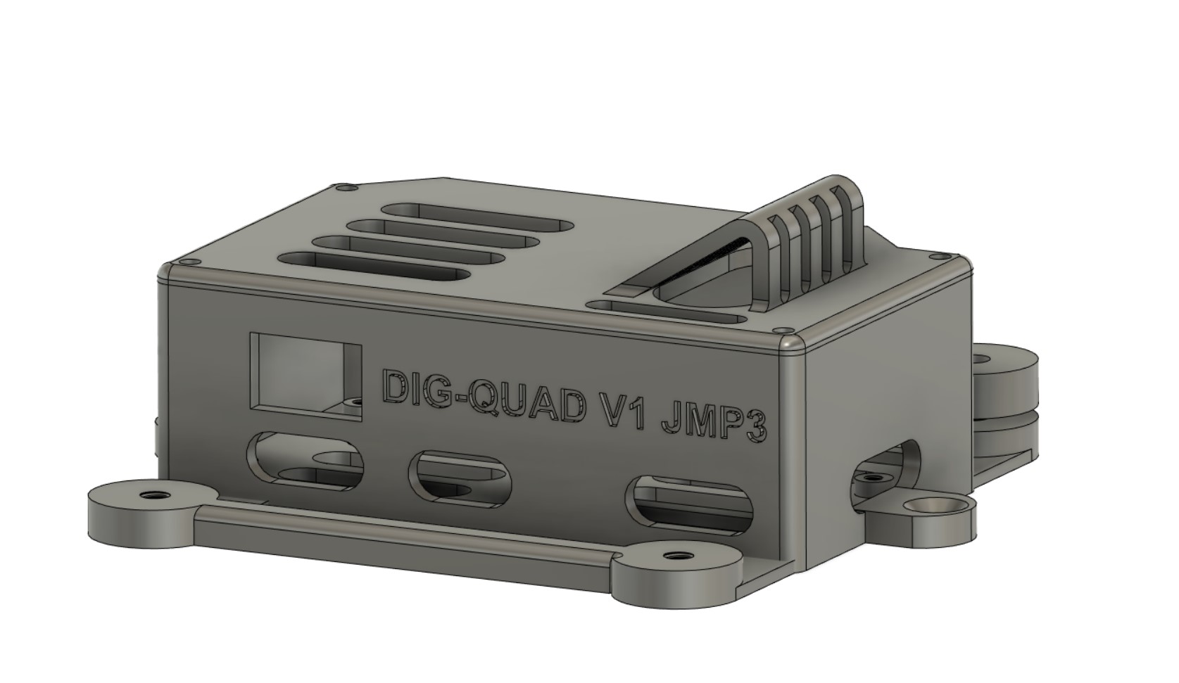 Sound Reactive QuinLED Dig-Quad V1 Case by Weststar42 | Download free STL model | Printables.com