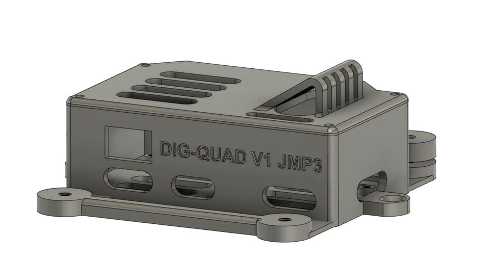 Sound Reactive QuinLED Dig-Quad V1 Case by Weststar42 | Download free ...