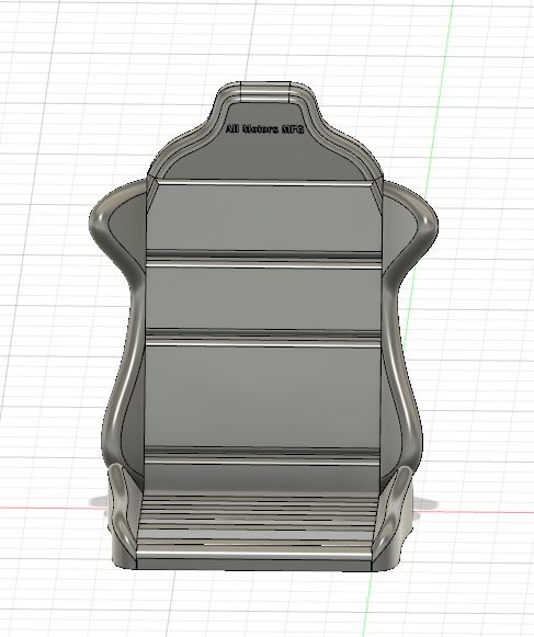 Racing Style Bucket Seat by Eric Brickman | Download free STL model ...