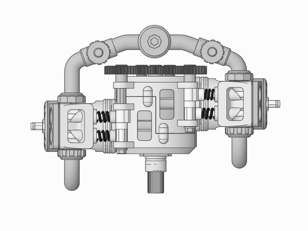 4 Stroke Flathead Boxer Engine by Bootjevaarder | Download free STL ...