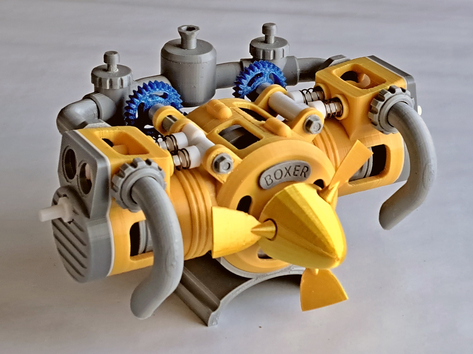 4 Stroke Flathead Boxer Engine por Bootjevaarder | Descargar modelo STL ...