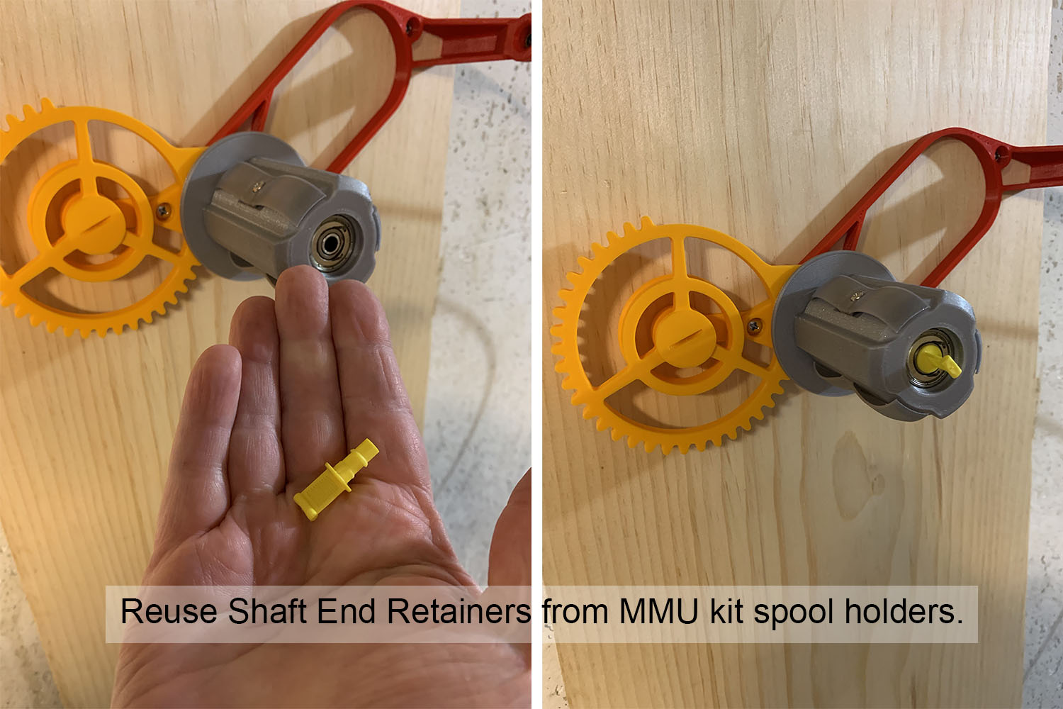 Wall Mount Gravity Rewind Spool Holder by m2tts | Download free STL ...