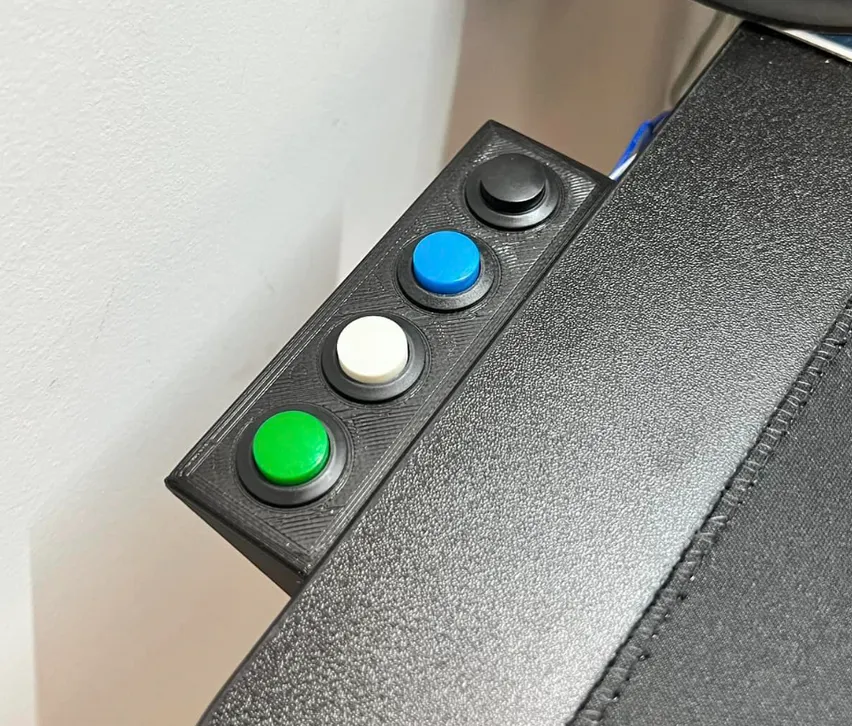 Desk Mount Pinball Button by Manbearpig | Download free STL model ...