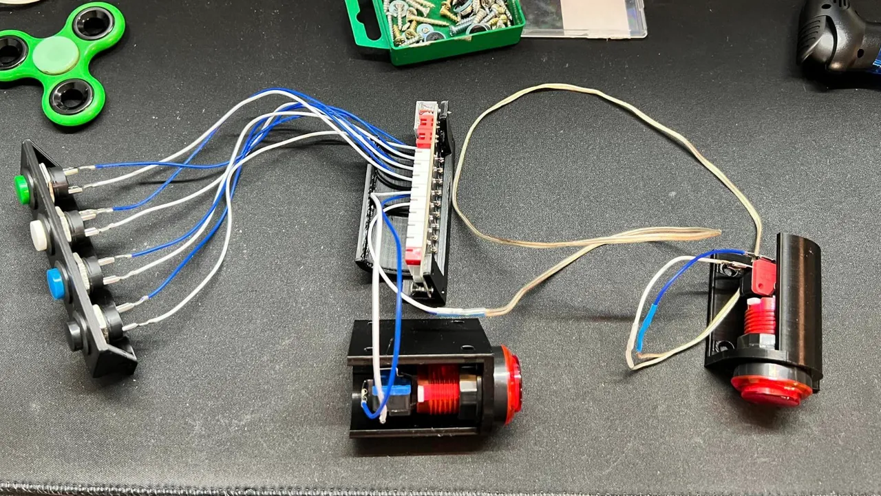 Desk Mount Pinball Button by Manbearpig | Download free STL model ...