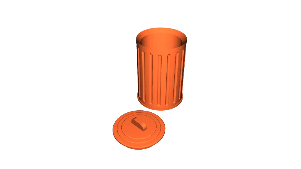 Mini Trash Can by Leif | Download free STL model | Printables.com