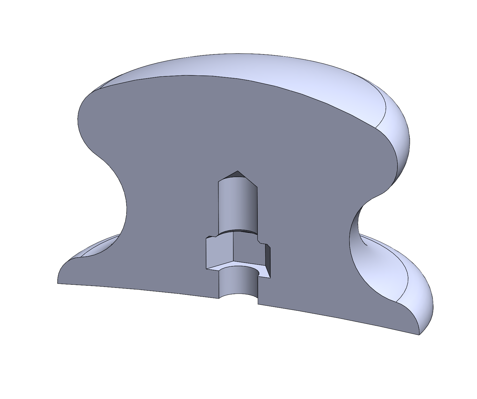 Pot pan lid top replacement knob by DFonseca | Download free STL model ...