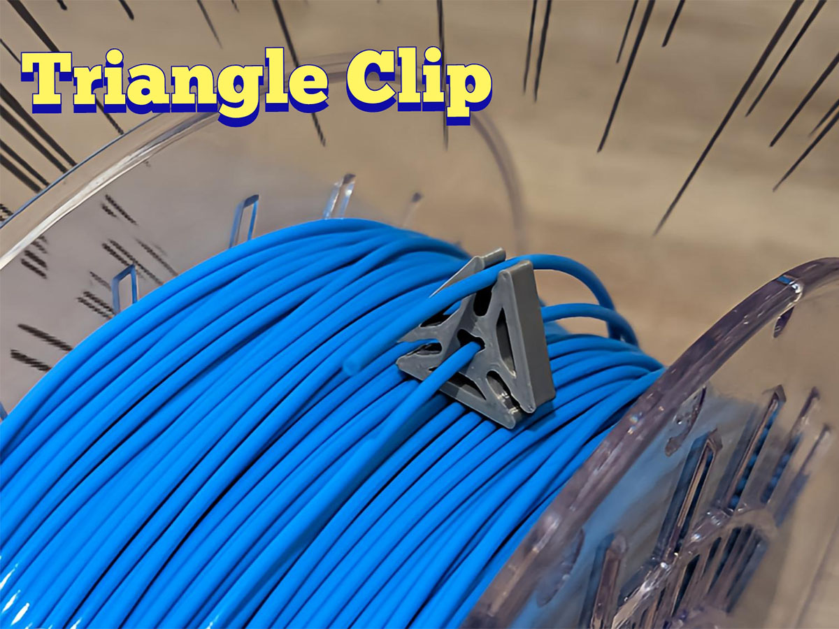 Triangle Filament Clip by _Alexis_ | Download free STL model ...
