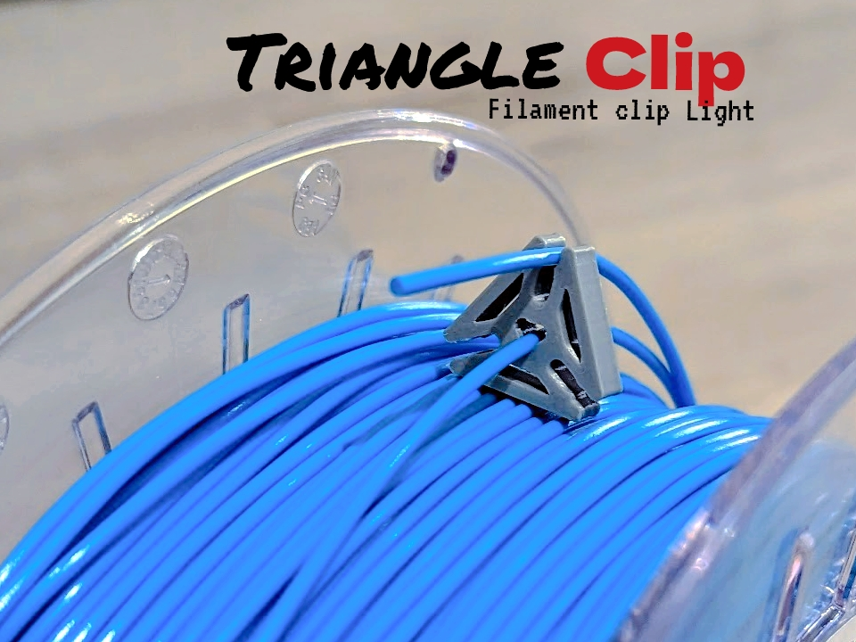 Triangle Filament Clip by _Alexis_ | Download free STL model ...