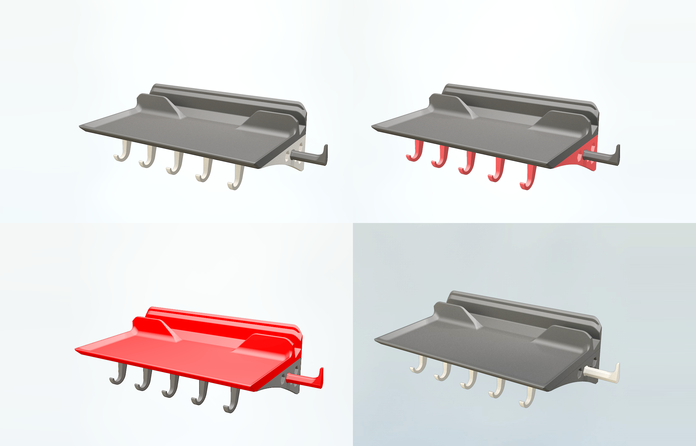 Customizable wall-mounted Holder by GreenCopper | Download free STL ...
