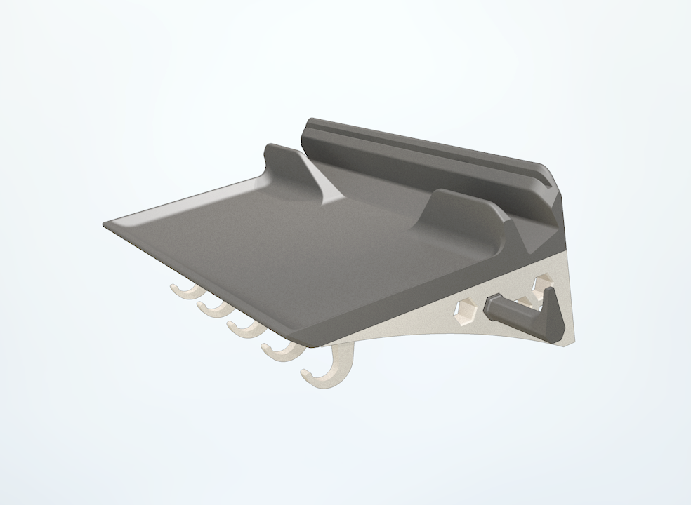 Customizable wall-mounted Holder by GreenCopper | Download free STL ...