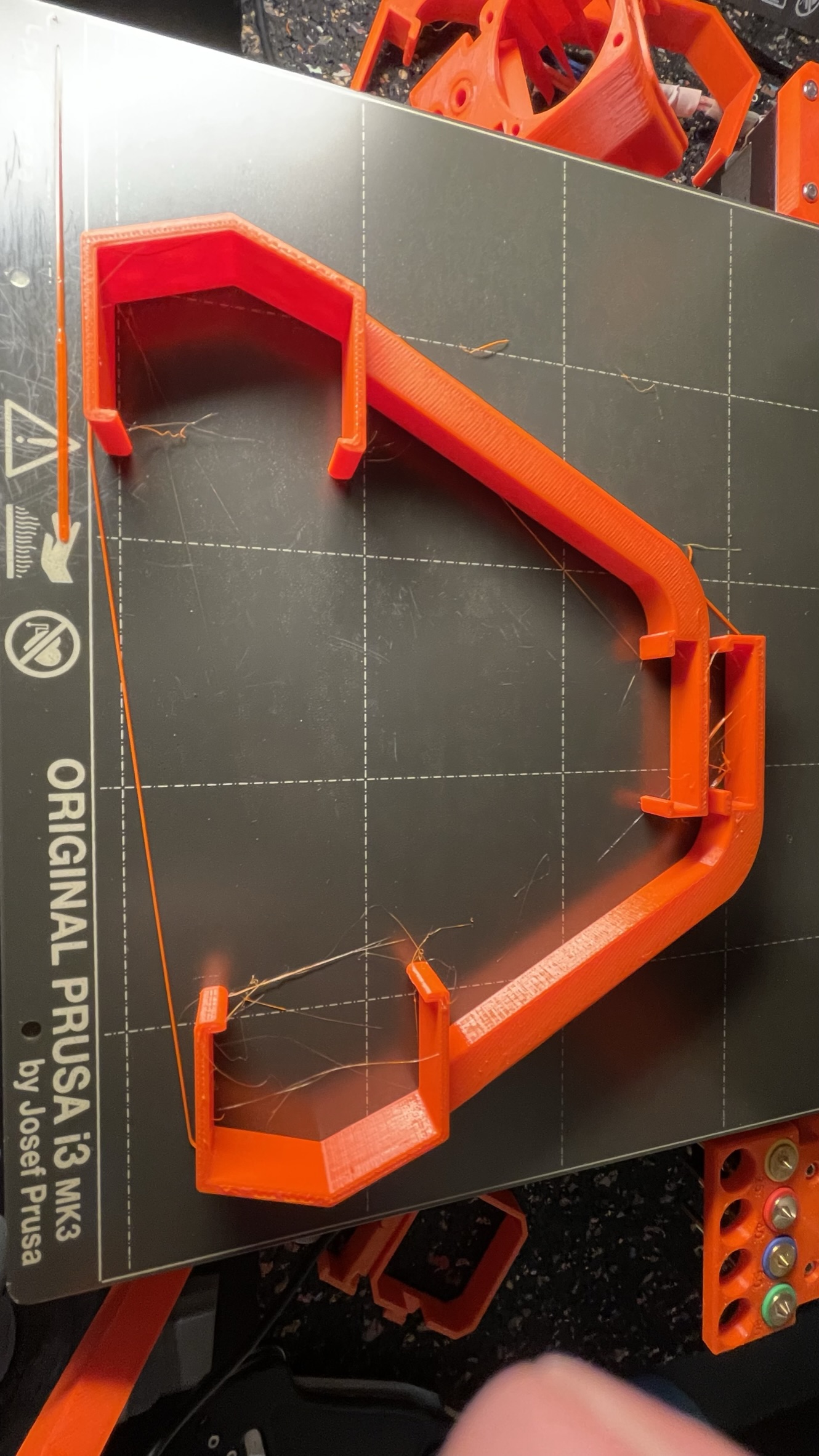 Prusa i3mks Philips Hue Play Frame Holder by b4de4nd | Download free ...