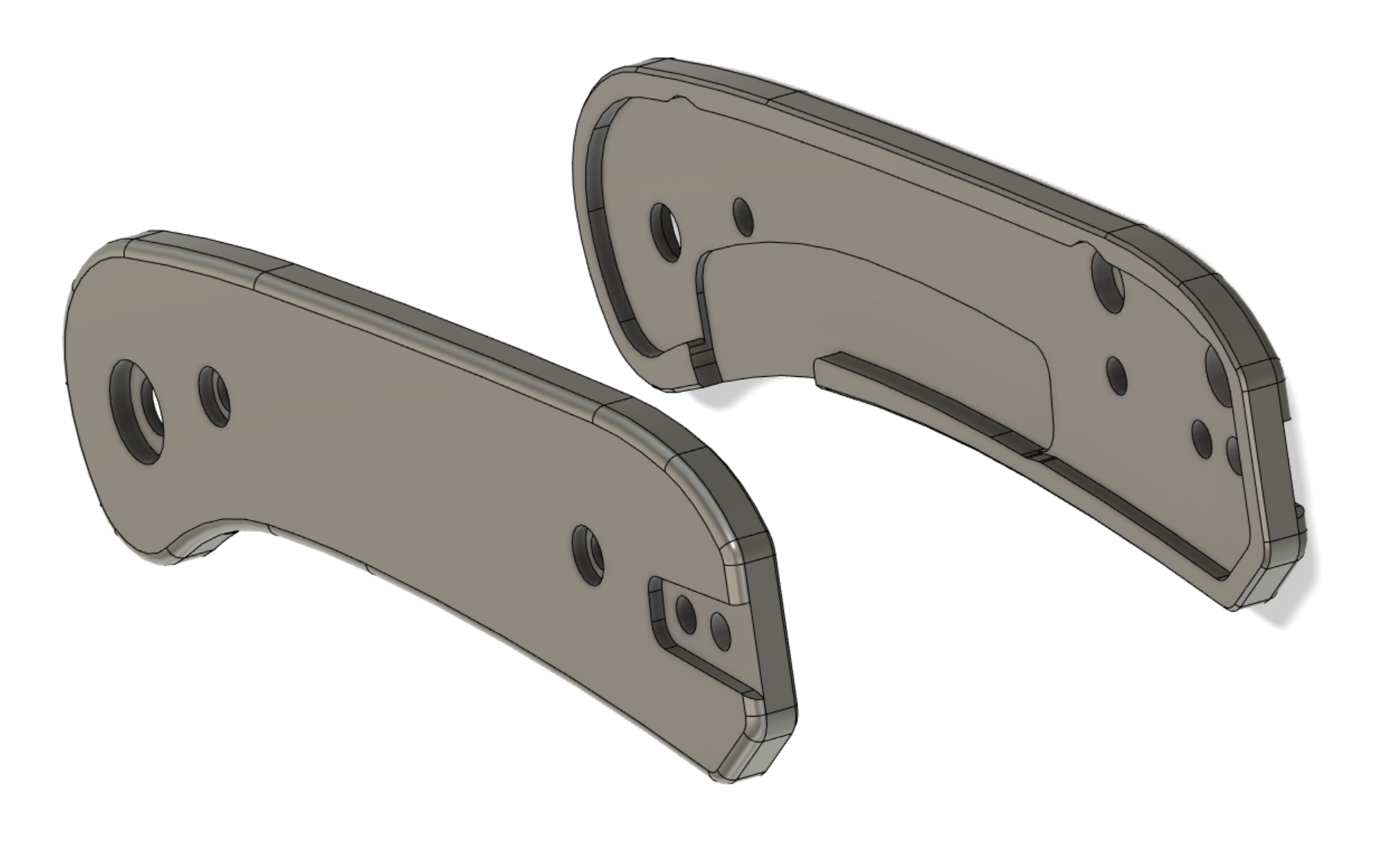 Knafs Lander Pocket Knife Scales by Ben Banters | Download free STL ...