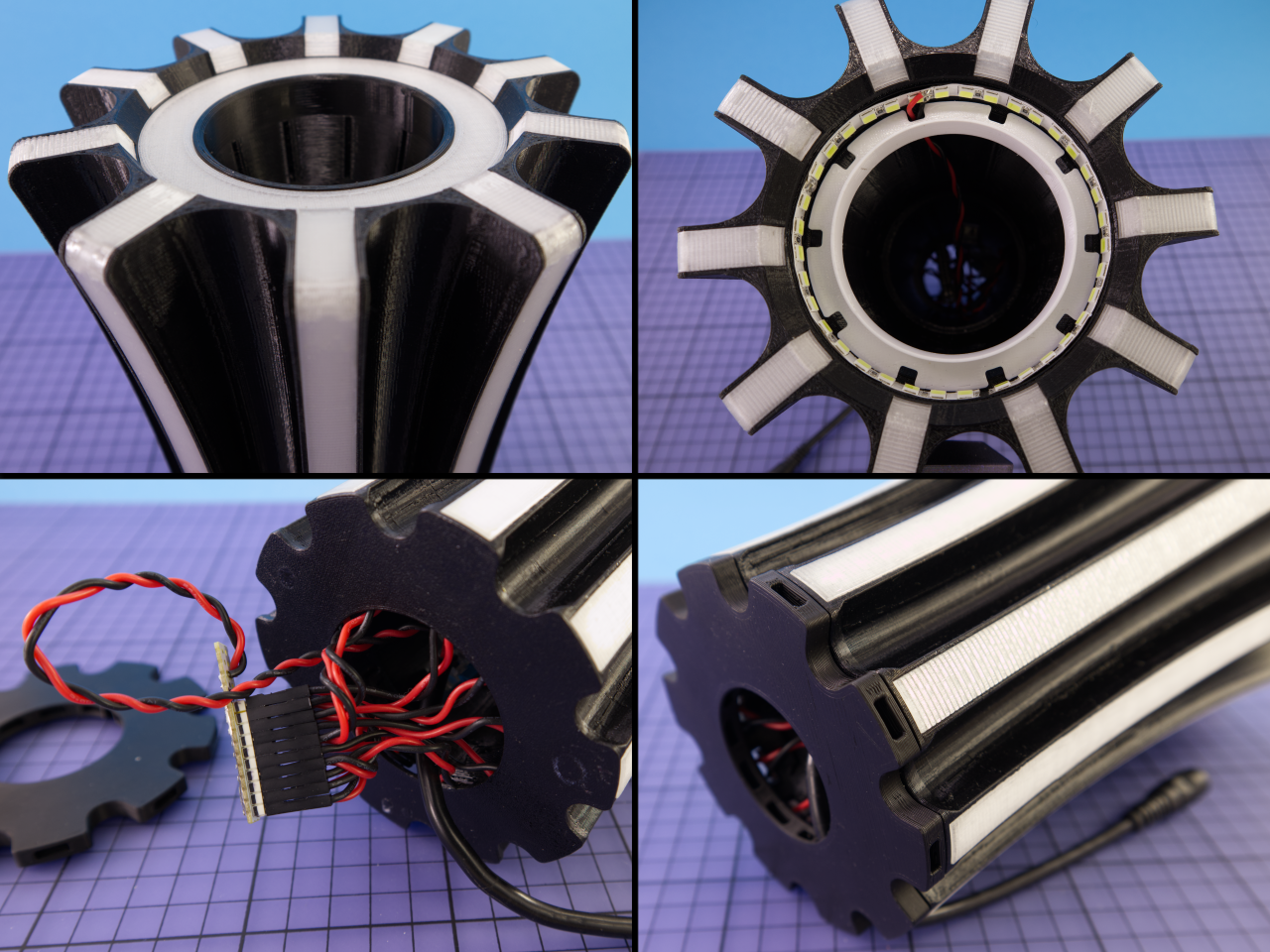 LED Tower Lamp (21cm) by Volan | Download free STL model | Printables.com