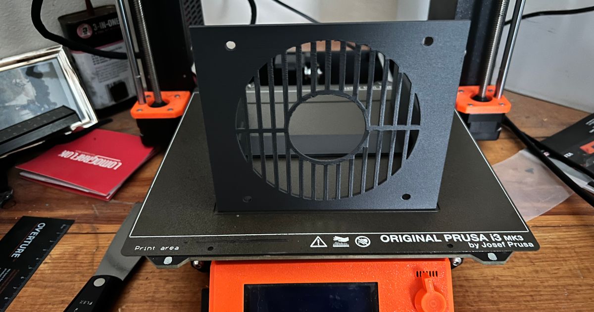 Adapter for 120mm fan in 3x5.25" drive bays by eatstoomuchjam ...