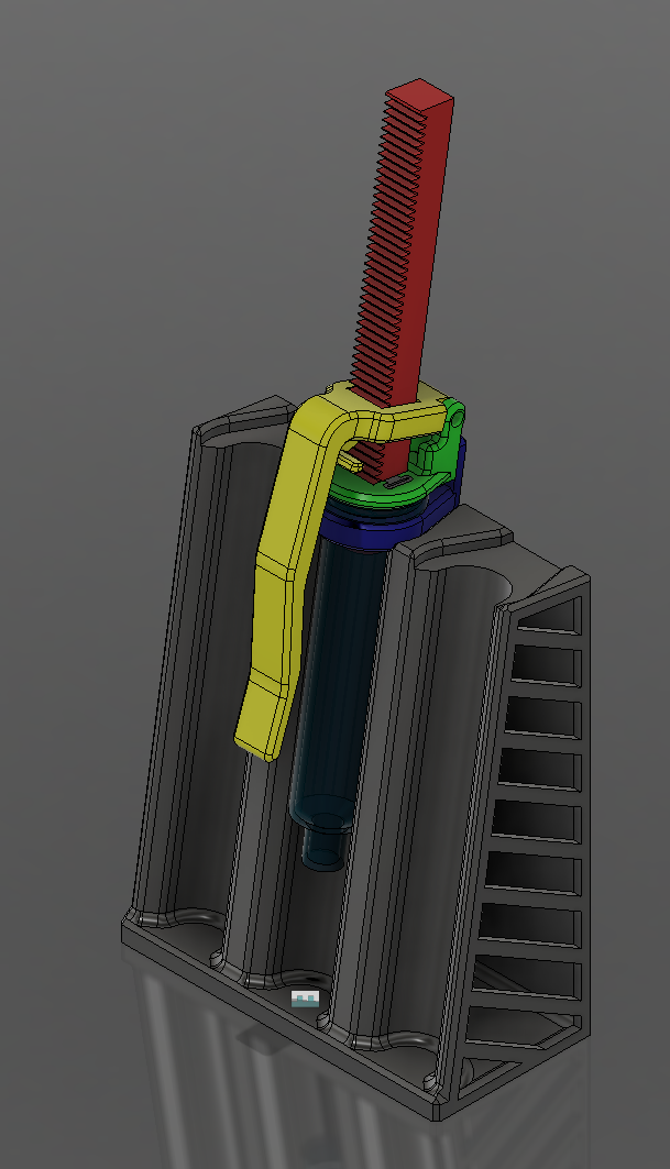 Syringe dispenser rack by LMR0X | Download free STL model | Printables.com