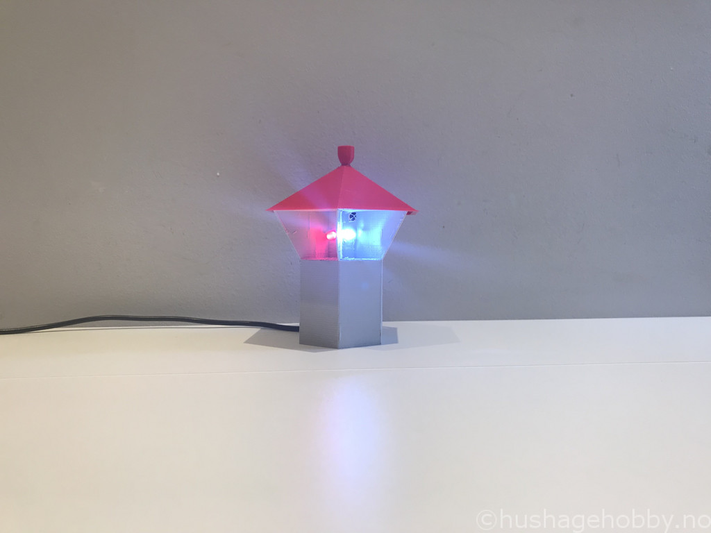 Fyrlykt / Sector light by HusHageHobby.no | Download free STL model ...