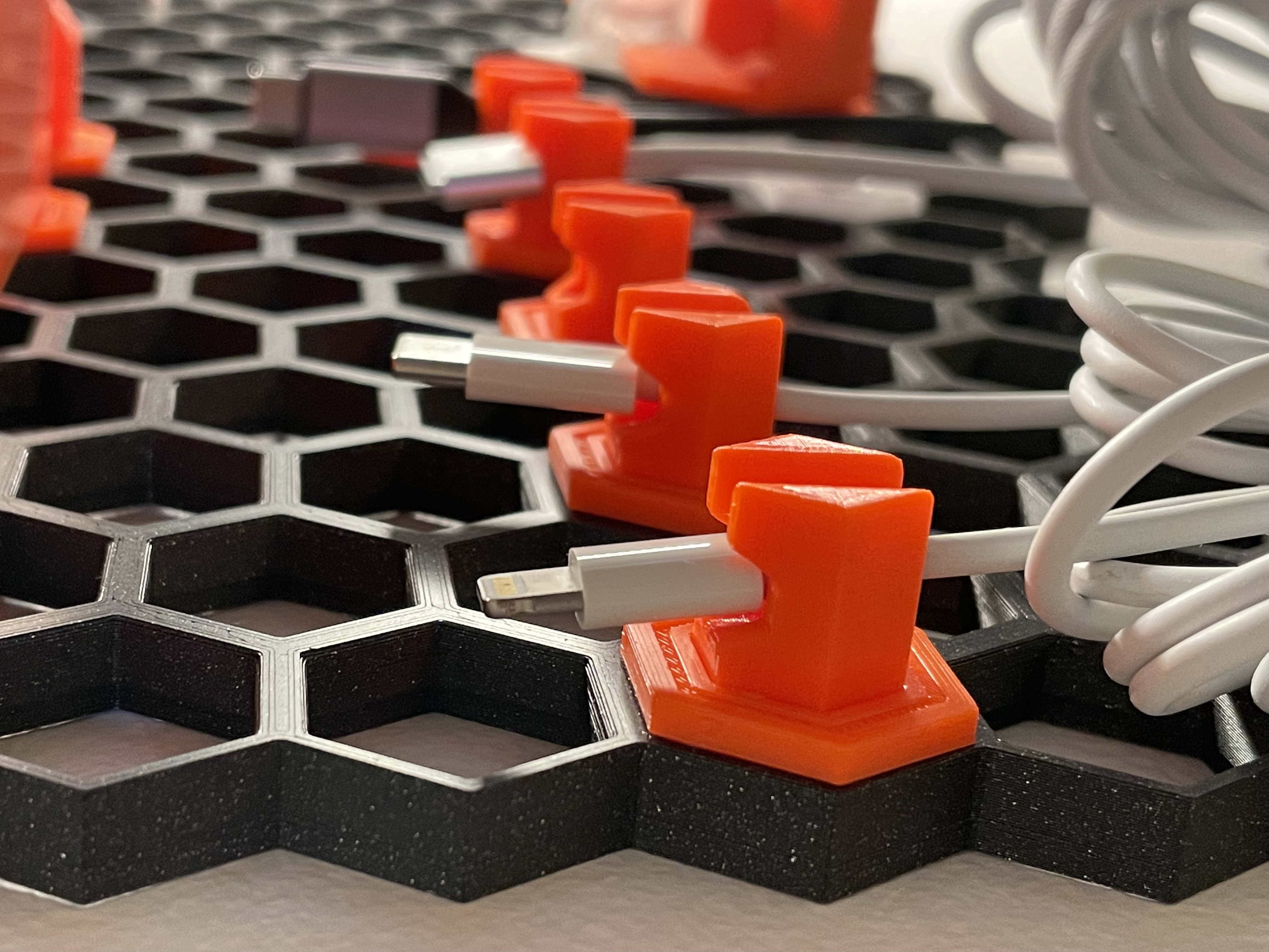 Cable Holder with Notch for Honeycomb Storage Wall by brentc | Download ...
