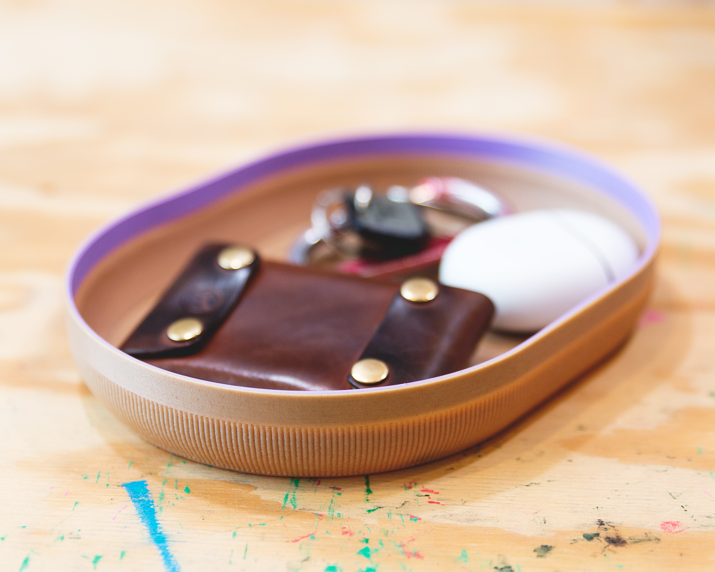 catch all tray with accent color (vase mode) by Catdad Workshop ...
