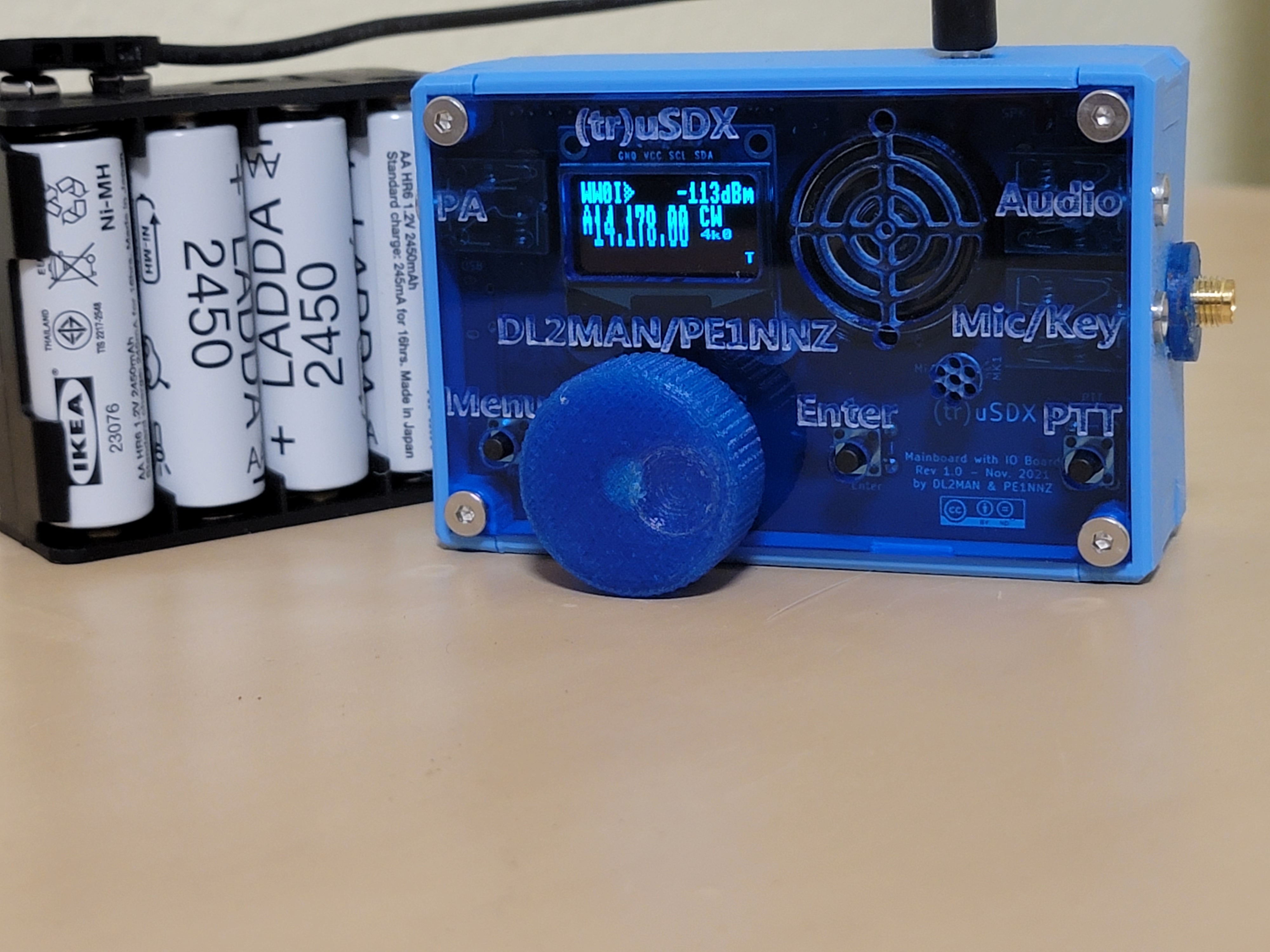 Laser Cut Top and Bottom plate for Housing for (tr)uSDX QRP Transceiver ...