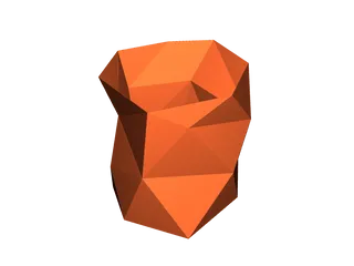 Low Poly Pen holder by Cole Abbott | Download free STL model ...