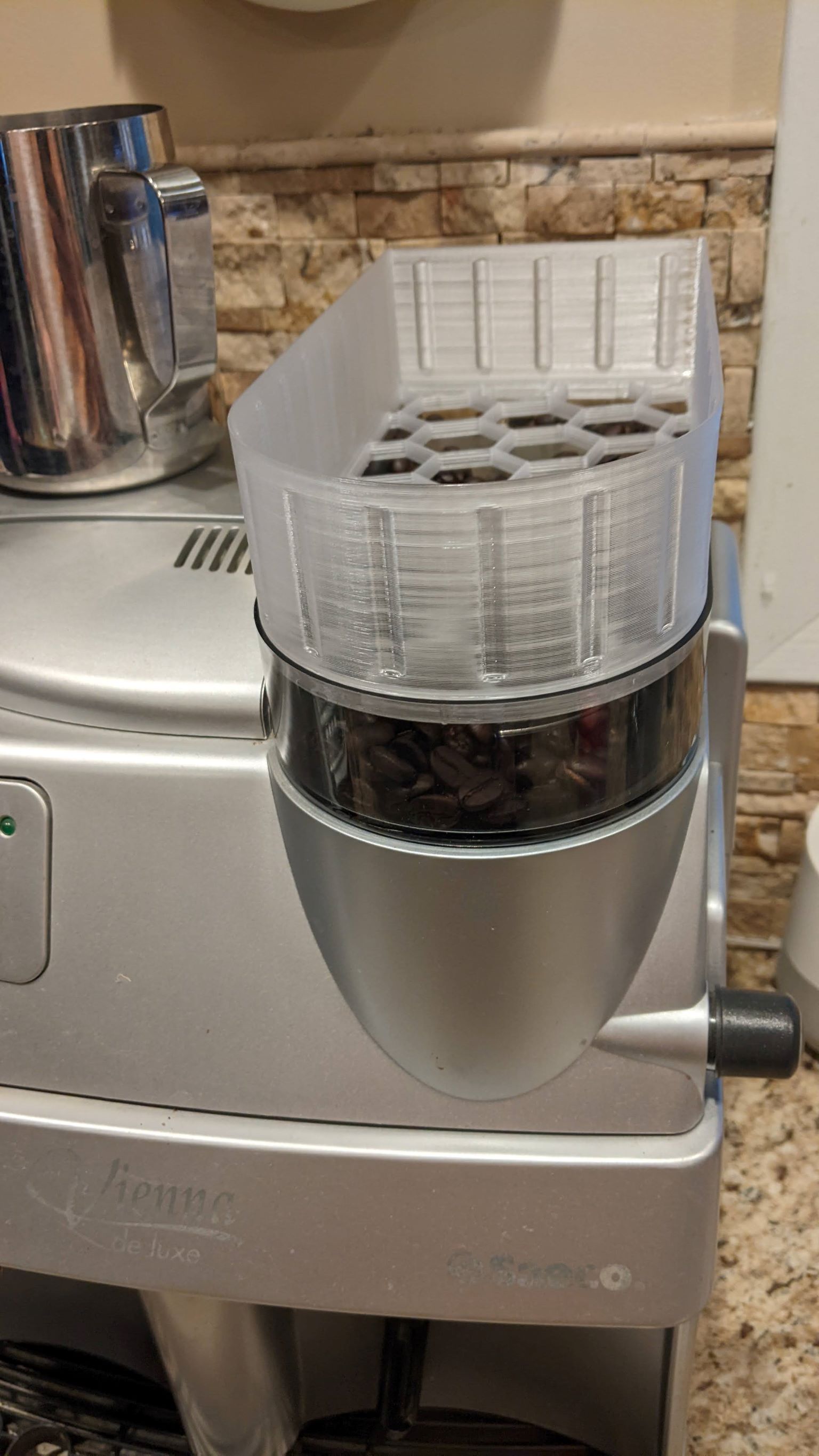 Coffee Bean Hopper Extender (holds 1lb) for Saeco Vienna Coffee Maker ...