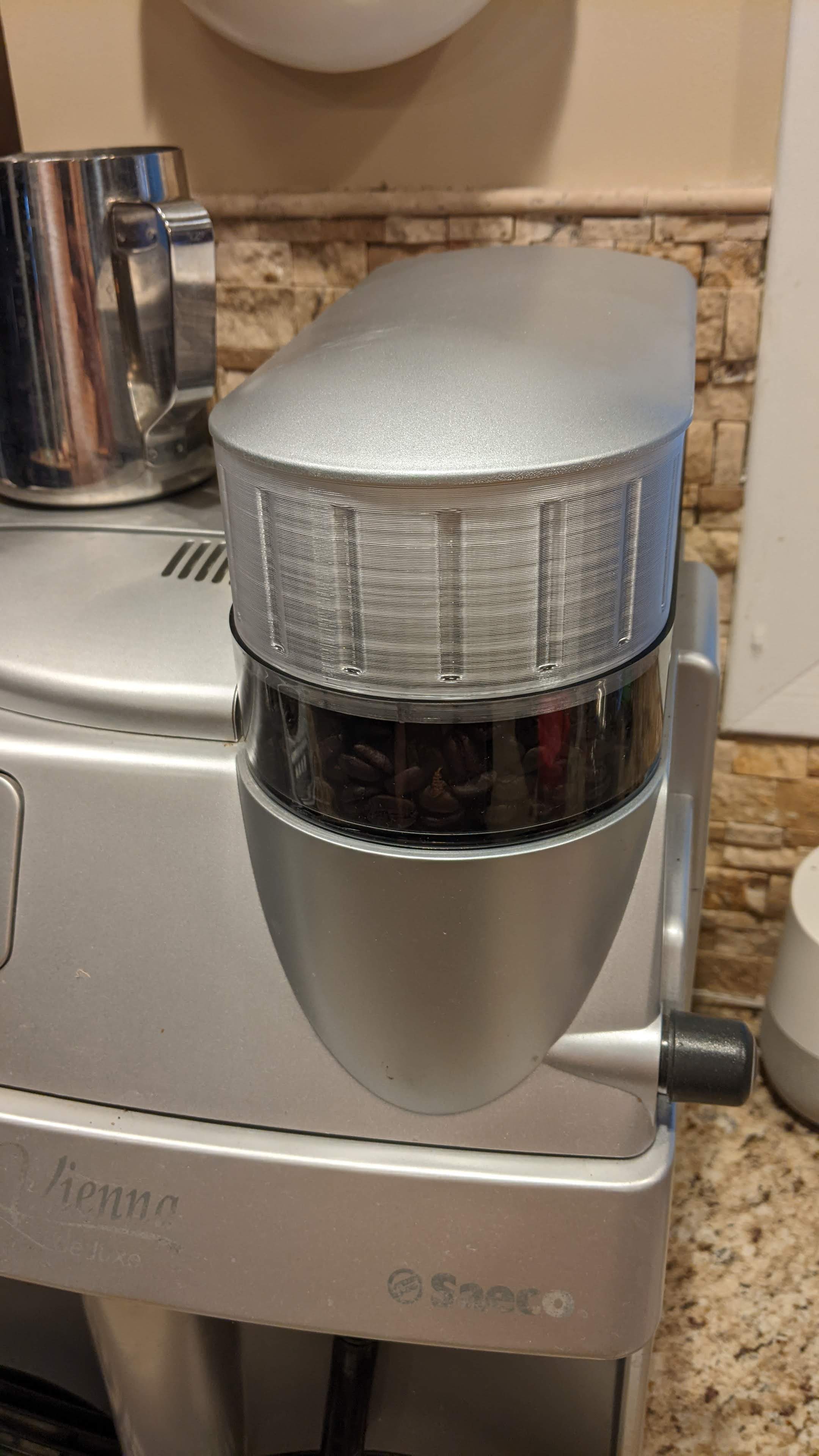 Coffee Bean Hopper Extender (holds 1lb) for Saeco Vienna Coffee Maker ...