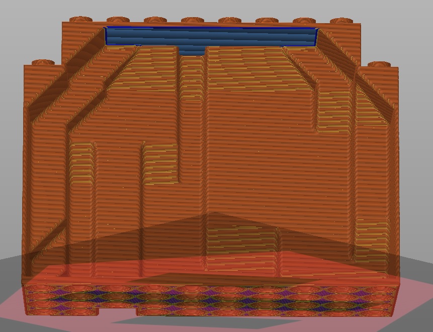 Experimental printer friendly LEGO BURP alternative piece by Bridget ...