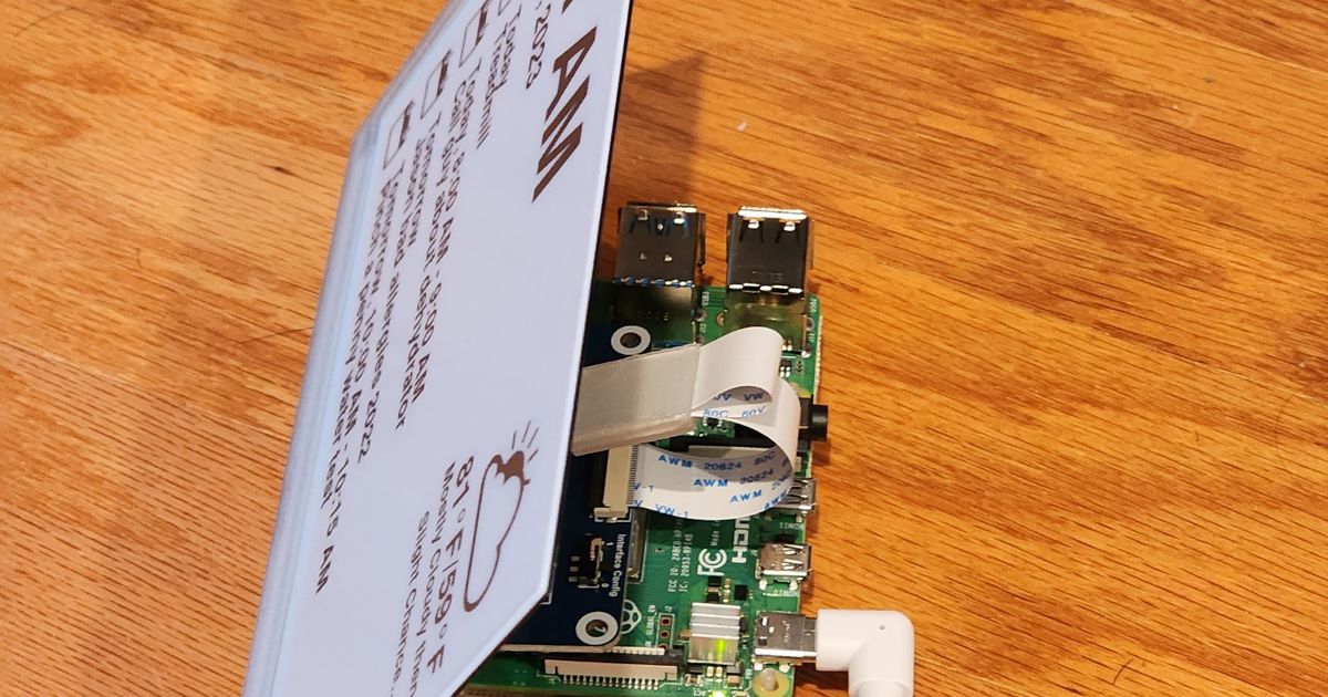 Waveshare 7.5 inch ePaper/EInk Display frame holder with raspberry pi 3 ...