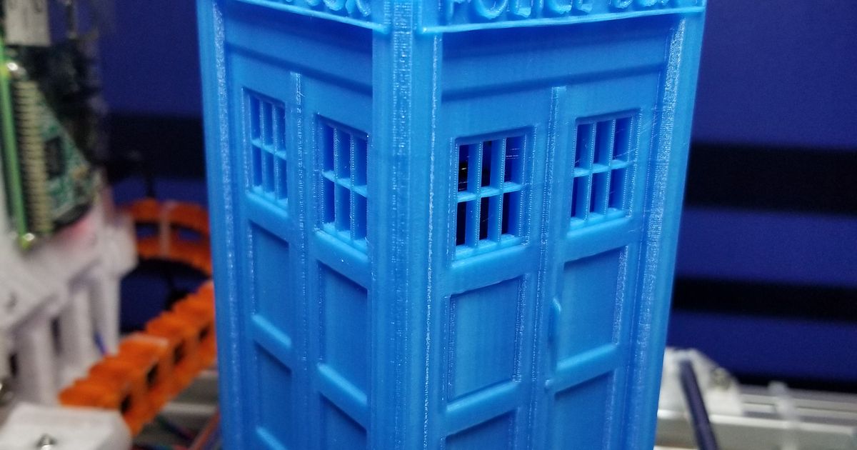 TARDIS Raspberry PI 3 case by Weaponsmith | Download free STL model ...