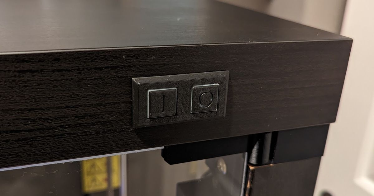 Two Button Panel by jurassic73 | Download free STL model | Printables.com