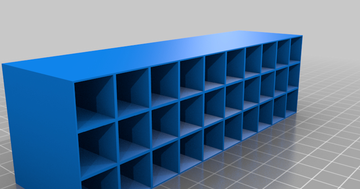 Pen holder for 12mm copic pens by Geoff | Download free STL model ...