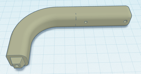 Longer arm to clear ARC enclosure acrylic panel by Worldspawn00 ...