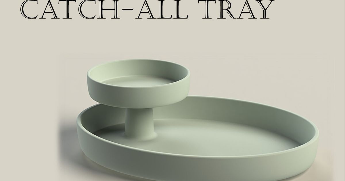 Scandinavian Design Catch-All Tray by eltimbo1991 | Download free STL ...