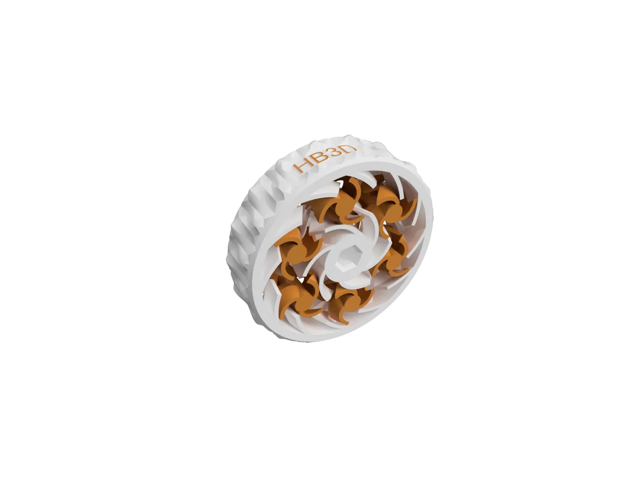 Spinner elongated involute gear by hangbar3d | Download free STL model ...