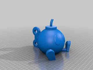 Bombomb(EASY PRINT) by RustyFuzzdoor | Download free STL model ...