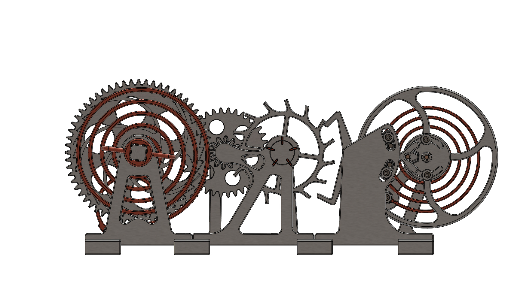 "Watch Escapement Desk Toy" by Georg | Download free STL model ...