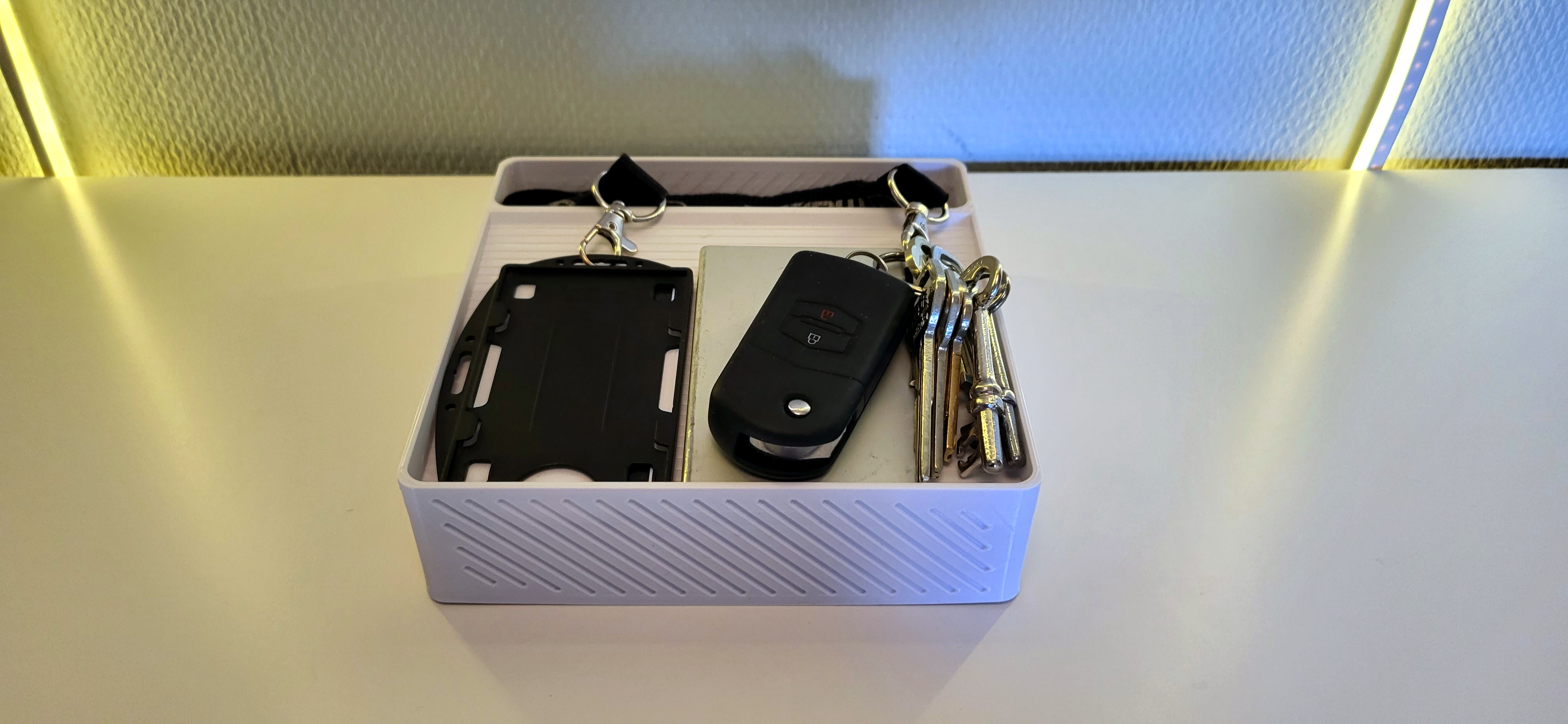 Catch-All tray for keys with lanyard / neck straps by Noomis | Download ...