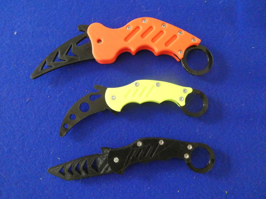 karambit style blunt training knife by Geoff | Download free STL model ...