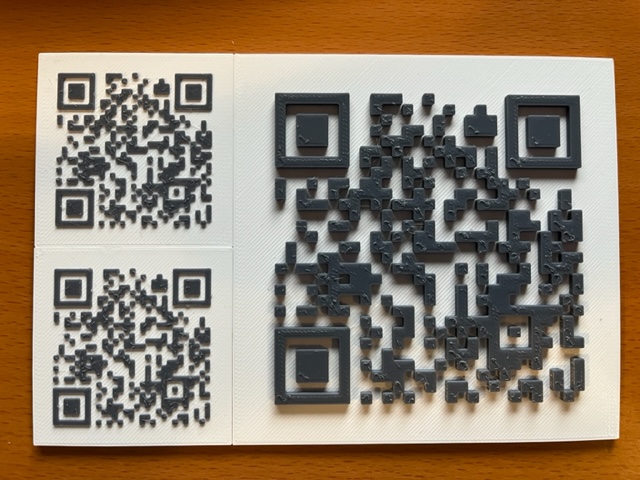 Customizable 3D QR Code generator by Merkoidz | Download free STL model ... Customizable 3D QR Code generator by Merkoidz | Download free STL model ...