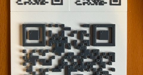 Customizable STL QR Code generator by Merkoidz | Download free STL ...