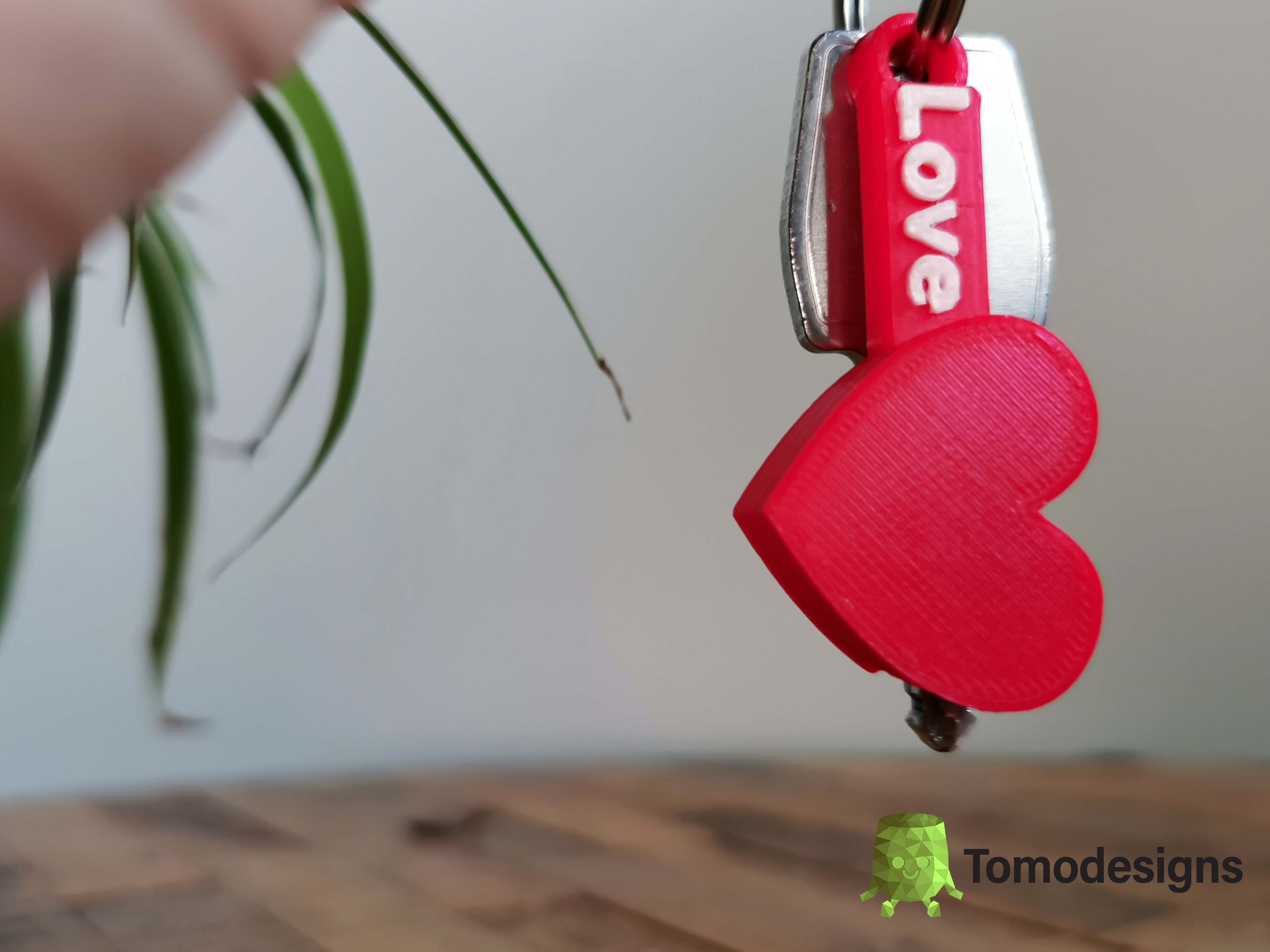 Mini Flip Heart Keychain by TomoDesigns | Download free STL model ...