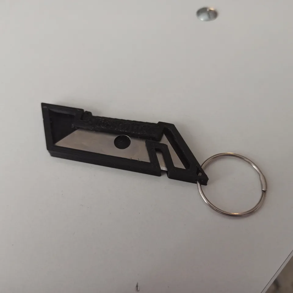 Pocket Utility Blade - Keychain Knife by Diegox1998 | Download free STL ...