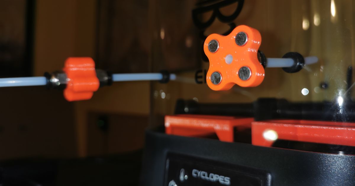 Twist quick relase PTFE tube connector by baggins | Download free STL ...