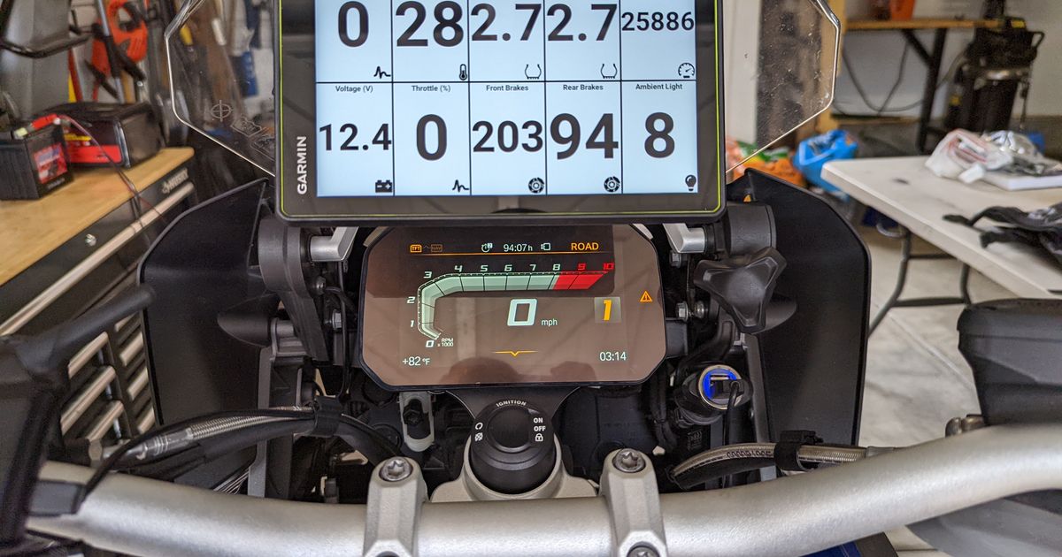 Garmin Tread SxS and Overlander to BMW Nav Bar Adapter by Black Box ...