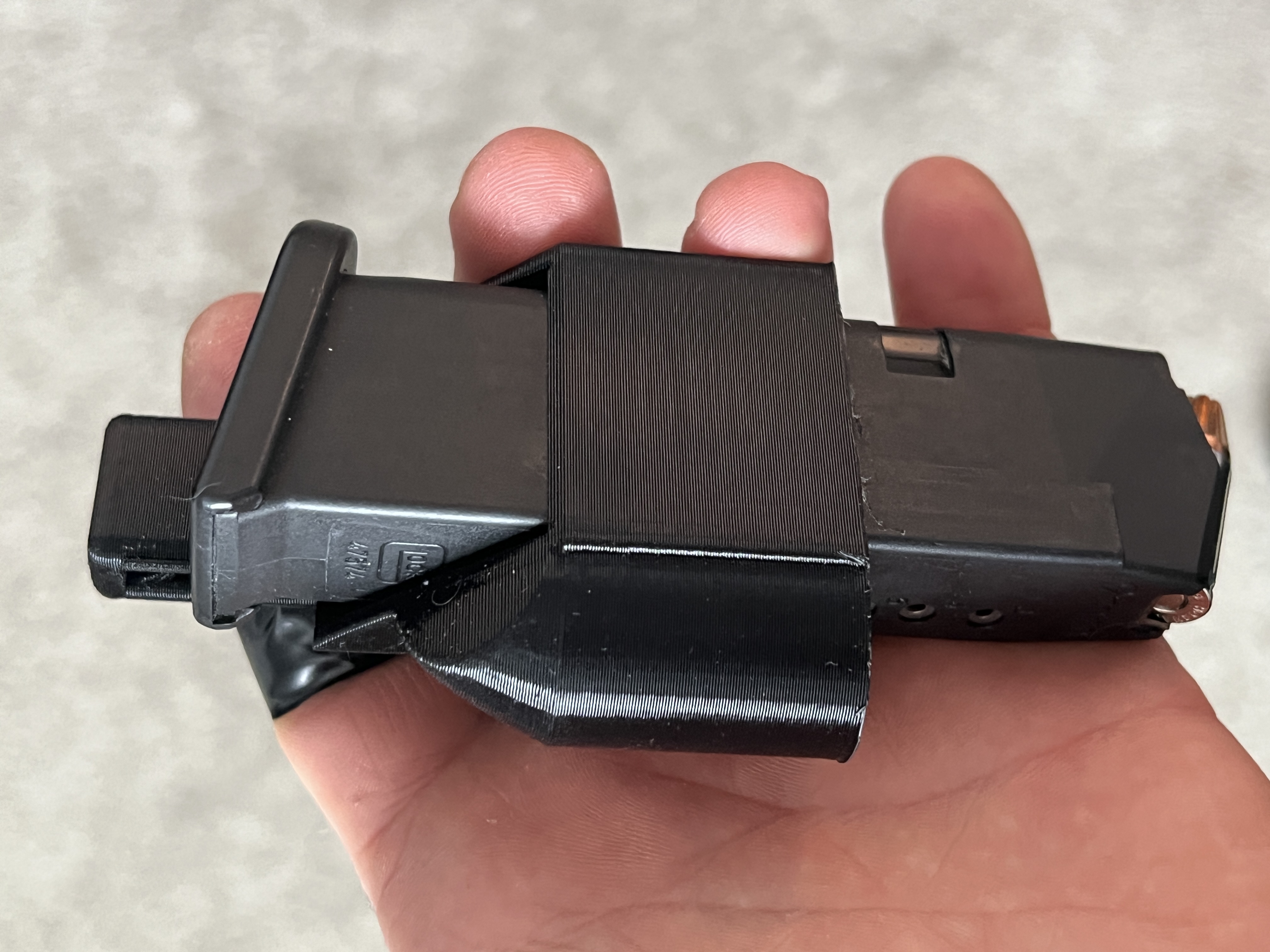 Glock 43X Magazine Holder by BlueBear3D | Download free STL model ...
