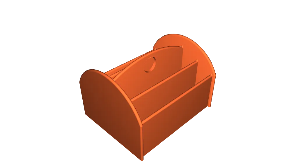 Simple Spacious Remote Caddy by 3DMakerNoob | Download free STL model ...