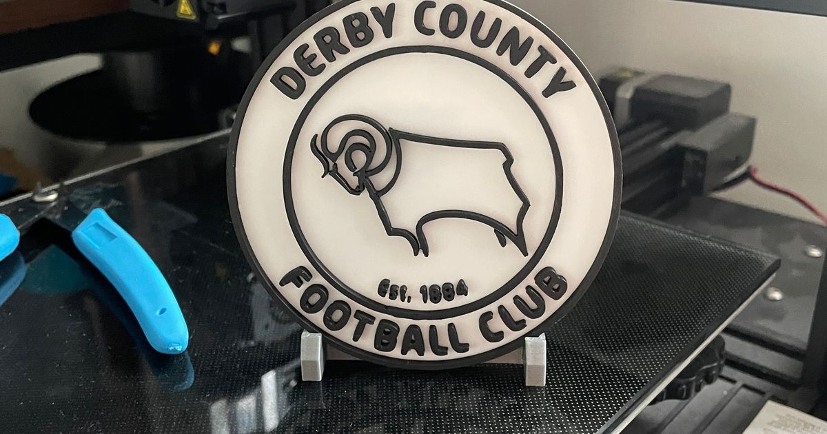 Derby County Logo by PFC2071 | Download free STL model | Printables.com