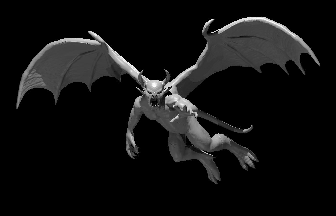 Gargoyle Flying by MZ4250 | Download free STL model | Printables.com