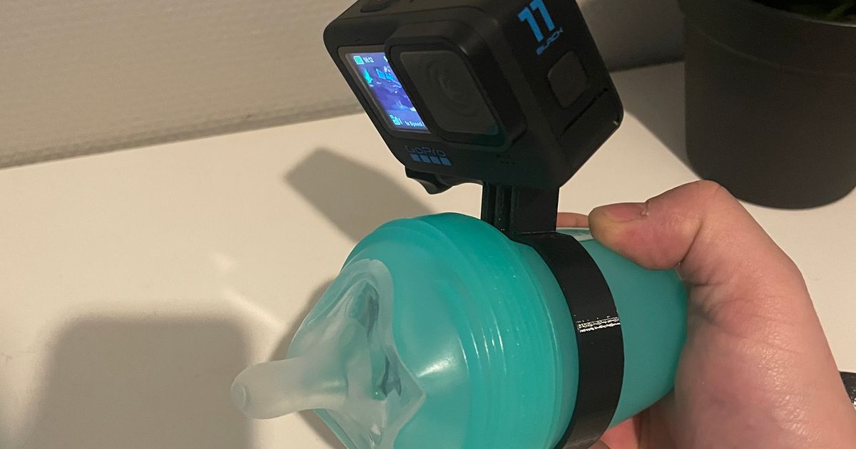 Herobility feeding bottle GoPro mount by Arttu Korhonen | Download free ...